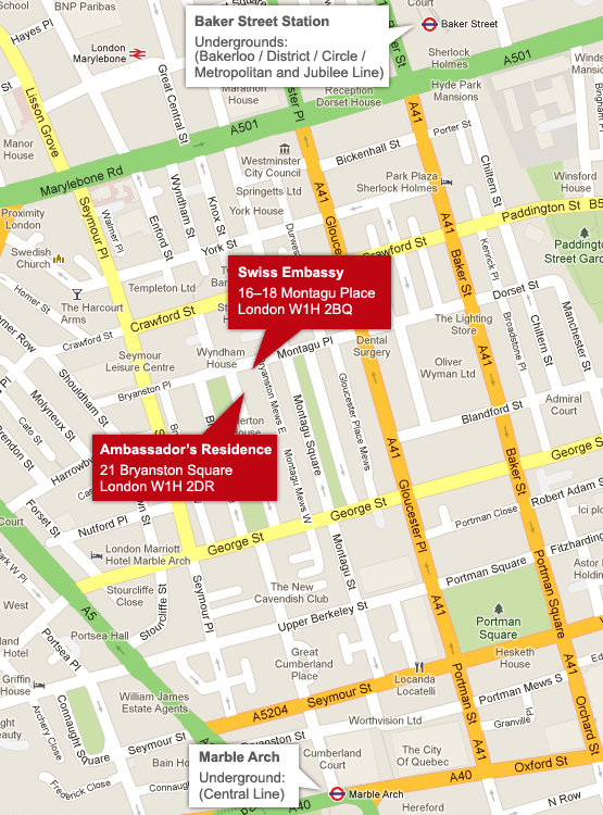 Embassy & Residence Location Large